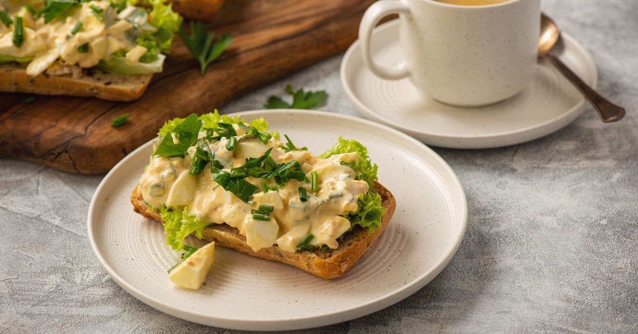 Toast With Egg Salad – Keto Recipe